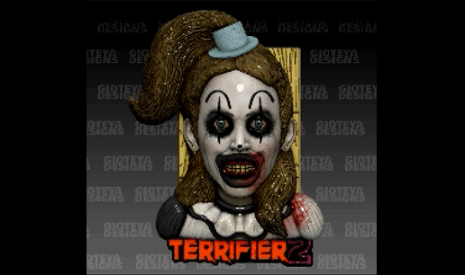 👧 Terrifier 2 Pale Girl・ STL File for 3D printing・Cults