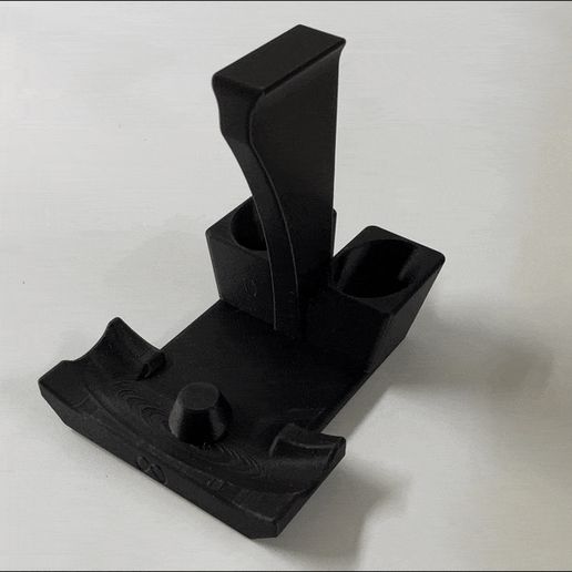 3D file OCULUS META QUEST 3 STAND WITH CARRYING HANDLE FOR EASY ...