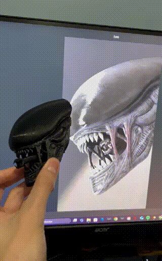 Free STL file Alien Xenomorph head 👽 ・Model to download and 3D print・Cults