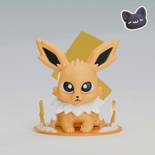 📞 Jolteon Phone Holder・ 3D File for 3D printing・Cults
