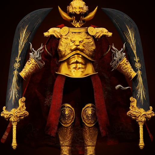 ⚔️ ULTIMATE PROMISED CONSORT RADAHN ARMOR AND SWORDS SET life size ...