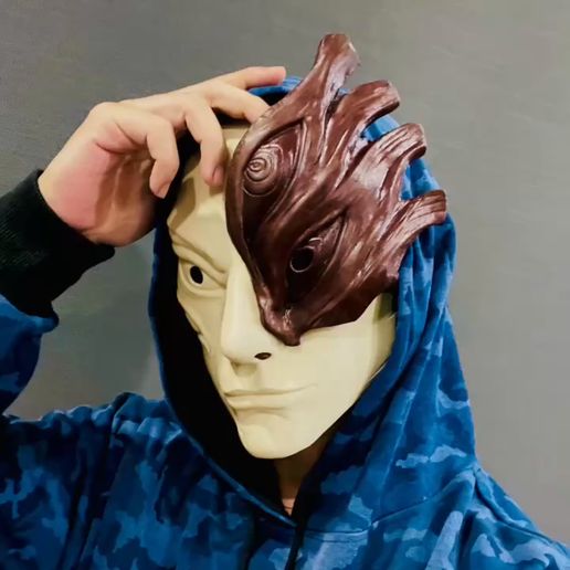 💇 Sukuna Final Form Head Mask (No Hair) - Jujutsu Kaisen Cosplay ...
