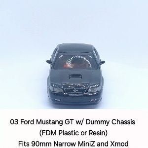 🐎 03 Mustang GT Body Shell with Dummy Chassis (Xmod and MiniZ)・ STL ...