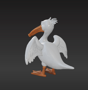 🐦 Flexi Pelican Model – Coastal Bird with Articulated Design・ STL File ...