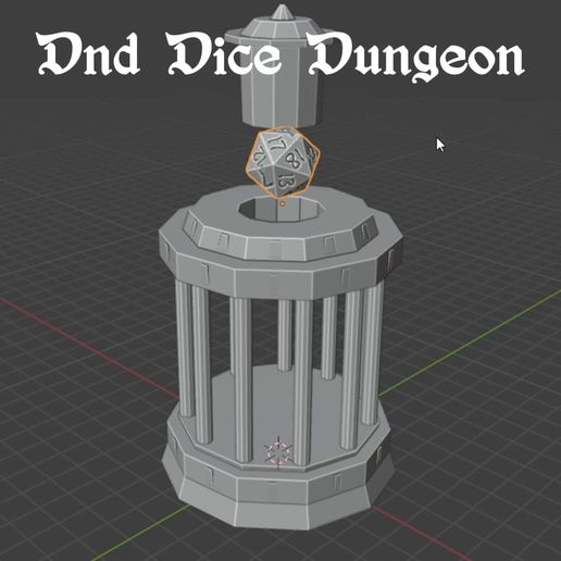 🎲 DnD Dice Dungeon・ STL File for 3D printing・Cults