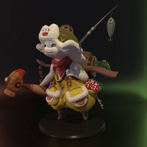 👹 Monster Hunter Palico – Figure・ STL File for 3D printing・Cults