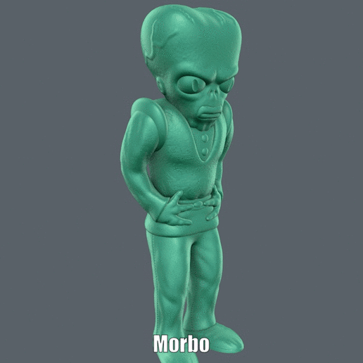 👽 Morbo (Easy print no support)・ STL File for 3D printing・Cults