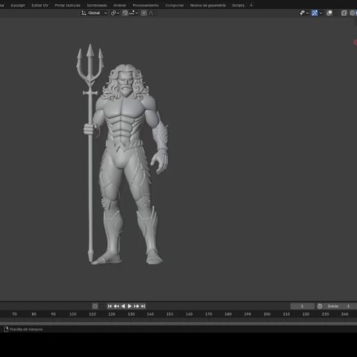 🔱 Action Figure Aquaman (Jason Momoa)・ STL File for 3D printing・Cults