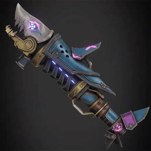 🚀 Arcane Jinx Fishbones Rocket Launcher Weapon For Cosplay・ 3D File for ...
