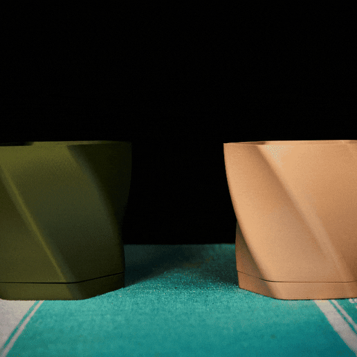 STL file Helix planter pot 🪴 ・3D print object to download・Cults