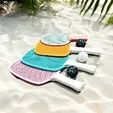 🏖️ CORNICHON | Pickleball rackets set, fast print・ STL File for 3D ...