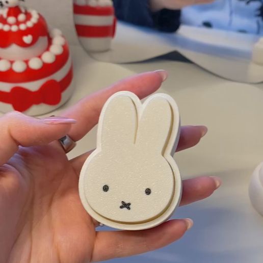 👌 Miffy fidget clicker・ STL File for 3D printing・Cults