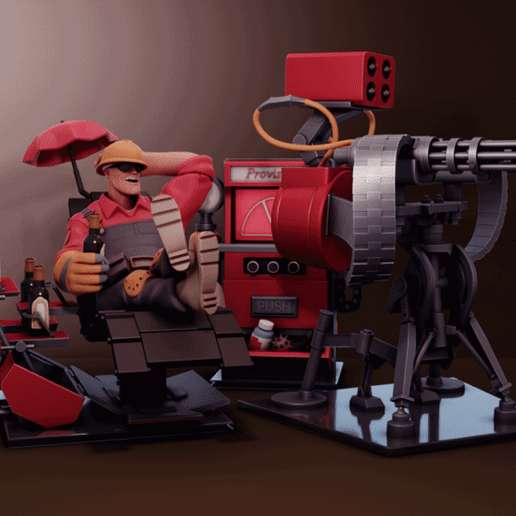 ♂️ Rancho Relaxo | Team Fortress 2.・ 3D File for 3D printing・Cults