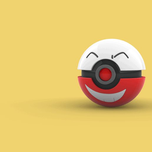 🐉 Pokeball 101 Electrode・ STL File for 3D printing・Cults
