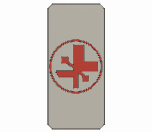 3D file Clone Trooper Medic - Red Sigil Panel ・Template to download and ...