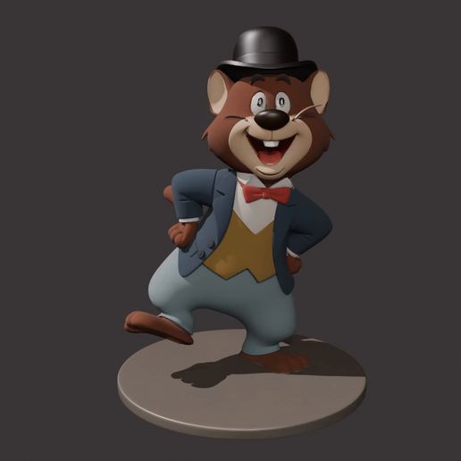 🗺️ RIGODON - WILLY FOG'S RIDE AROUND THE WORLD - 3D figure Infinity/Disney style (100 mm)・ STL ...