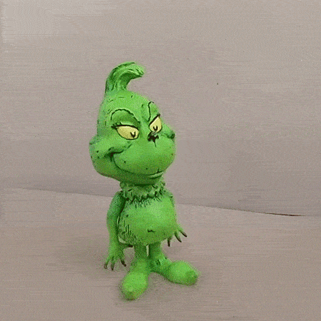 🎄 Mini Grinch Cartoon Style / No need for brackets・ STL File for 3D ...