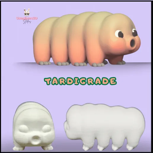🗿 Tardigrade・ 3D File for 3D printing・Cults