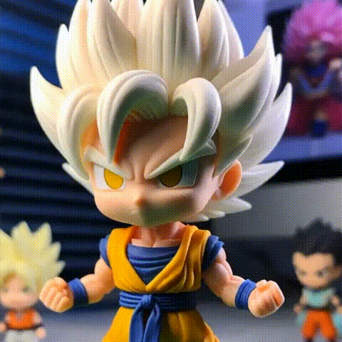 🐉 mini Goku super sayajin - Dragon Ball Z・ STL File for 3D printing・Cults