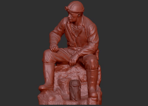 👨 miner・ STL File for 3D printing・Cults