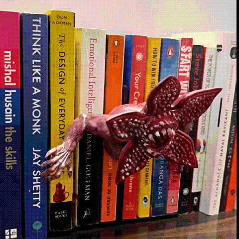 Demogorgon Book Nook- Crawling Out of Your Bookshelf 👁️📚・ STL File for ...