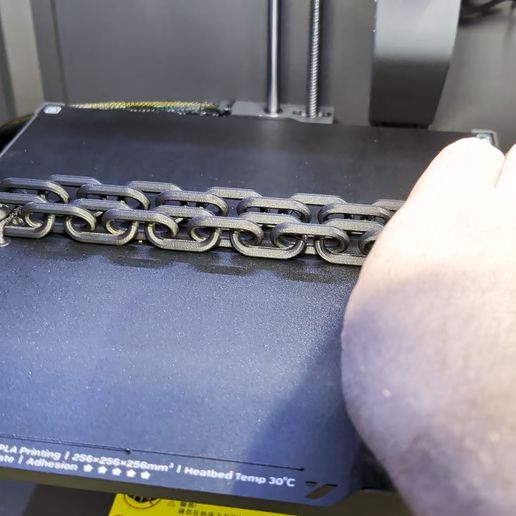 🔗 Print in Place Flexi Chain 50cm・ STL File for 3D printing・Cults