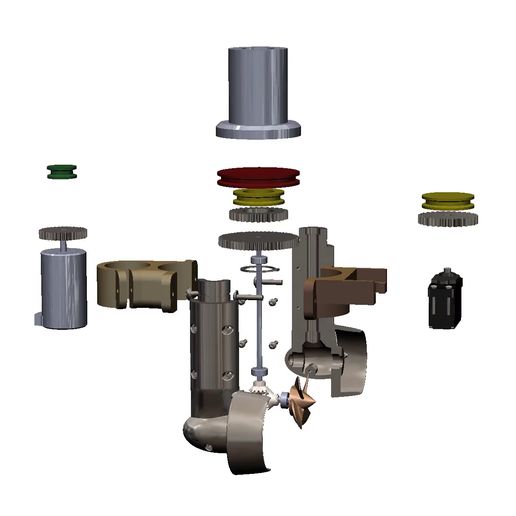 🧸 Sistema de accionamiento azimutal imprimible en 3D - Pod Pack ...