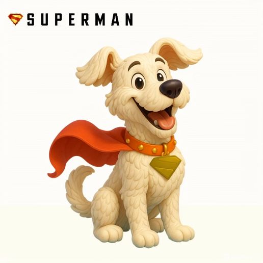 🦸‍♂️ Krypto・ STL File for 3D printing・Cults