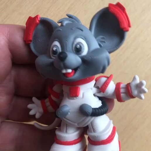🛰 FANTASTICRAFT3D - Space Mouse Mousetronaught - flexi model for fdm 3d ...