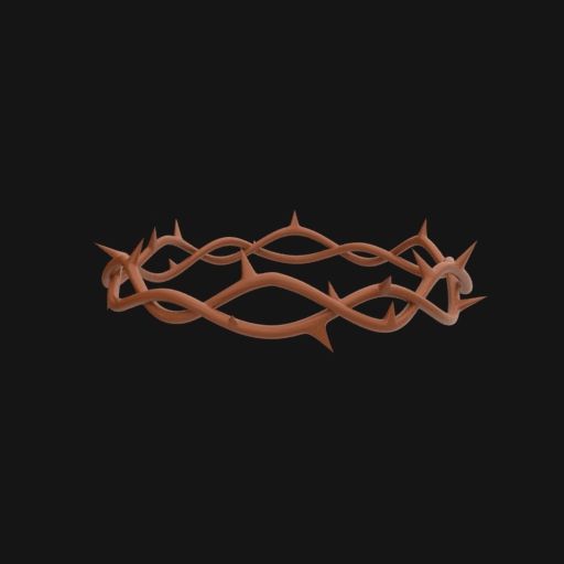 👑 Thorn Crown・ STL File for 3D printing・Cults