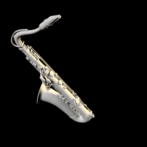 🎷 tenor saxophone・Free STL File for 3D printing・Cults