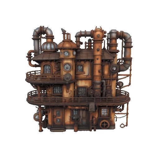 steampunk building style
