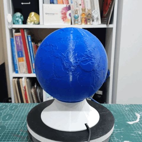 🪐 Planet Lamp -- Earth -- 3D Print Ready Night Light -- NASA Realistic ...