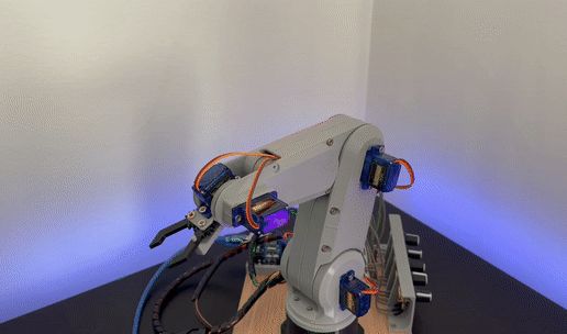 💪 Bras robotique, bras robotique 5 axes, arduino・Fichier STL pour ・Cults