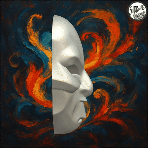 👤 Illustration vectorielle détaillée Masque effrayant - SoliDRawinGs ...
