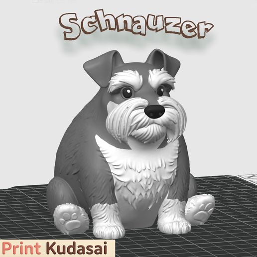 🐕 Schnauzer Dog - Potato Dog Collection・ 3D File for 3D printing and ...