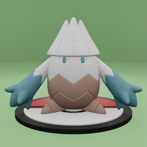STL file Pokemon No. 459 Snover 🐉 ・3D printable design to download・Cults