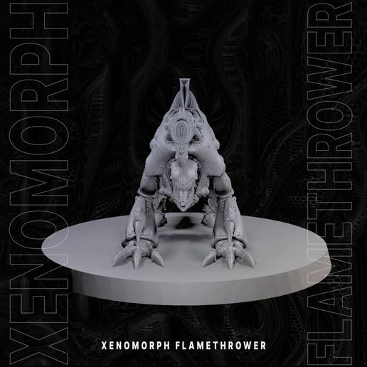3D file Xeno-Flamer ♟ ・3D printable model to download・Cults