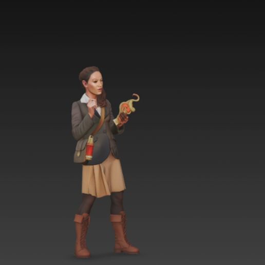 ♟ The Fearless Trailblazer - Ursula Downs, The Explorer・ STL File for ...