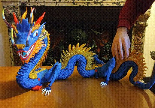 🐉 Articulated Dragon. Tian Long. 天龙. Giant Articulated Dragon. Sky ...