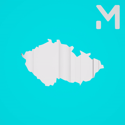 Free STL file Flip Text: Countries - czechia 🇨🇿 ・3D print design to ...