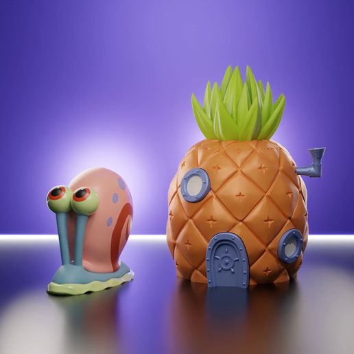 📦 MTG Spongebob DECK BOX COMPATIBLE CON DECKS DE COMANDANTE: Pineapple ...