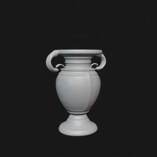 🏛️ Classical Ornate Urn with Handles・ STL File for 3D printing・Cults