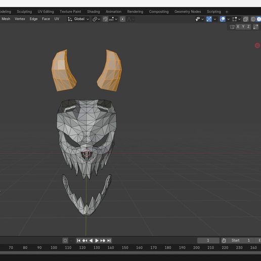 👫 MASK ALEX TERRIBLE・ STL File for 3D printing・Cults