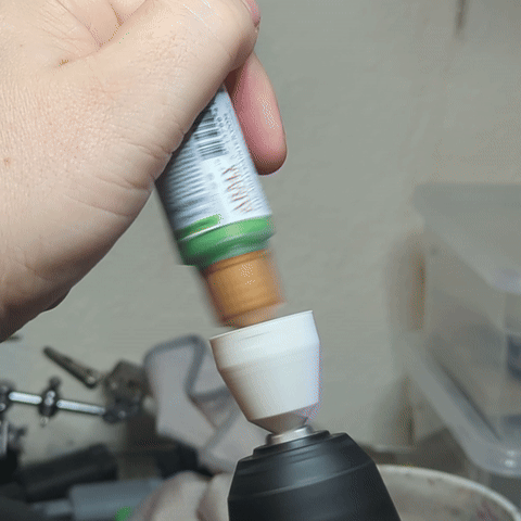 🎨 Drill-Mounted Miniature Paint Mixer V2・Free STL File for 3D printing ...