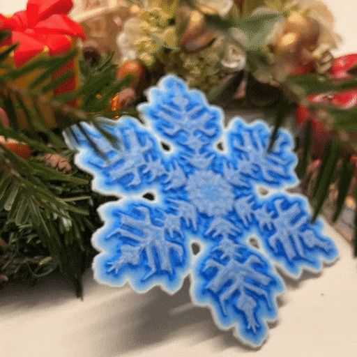 3D file Snowflake ️ ・3D printing design to download・Cults
