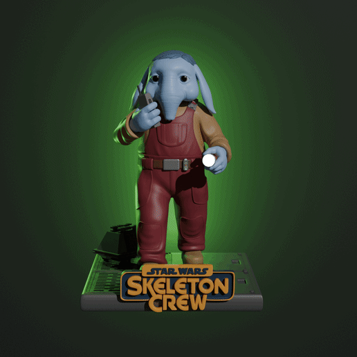 ⭐ NEEL - STAR WARS SKELETON CREW・ STL File for 3D printing・Cults