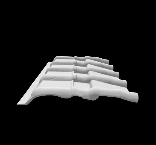 🚧 Corrugated Roof Tile Segment・ STL File for 3D printing・Cults