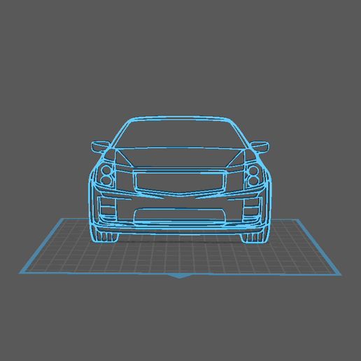 STL file Cadillac - CTS V 2007 👾 ・Model to download and 3D print・Cults