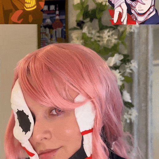 🎭 Dandadan Aira Silky Mask・ STL File for 3D printing・Cults